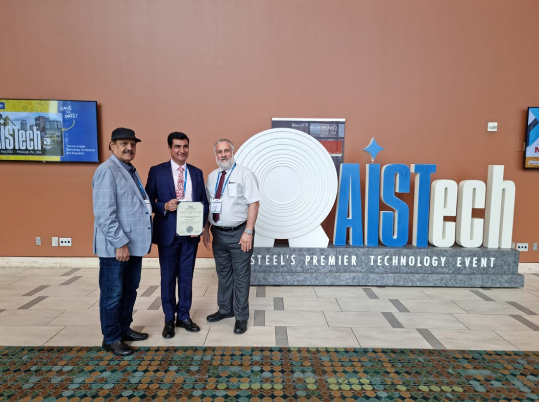 Mr. Navneet Singh, MD presents technical paper at AISTech 2021 - YD Group